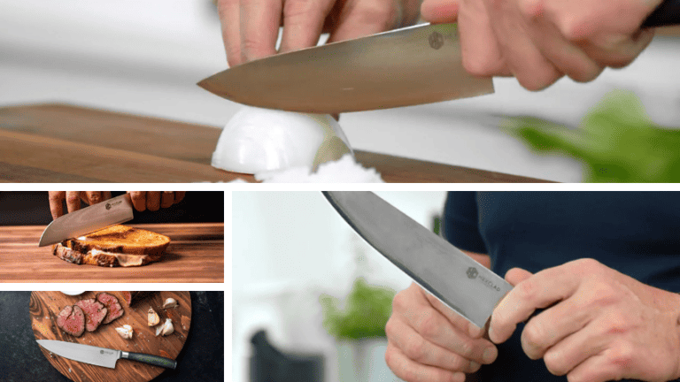 Gordon Ramsay Tested HexClad Japanese Damascus Steel Knives (2022 ...